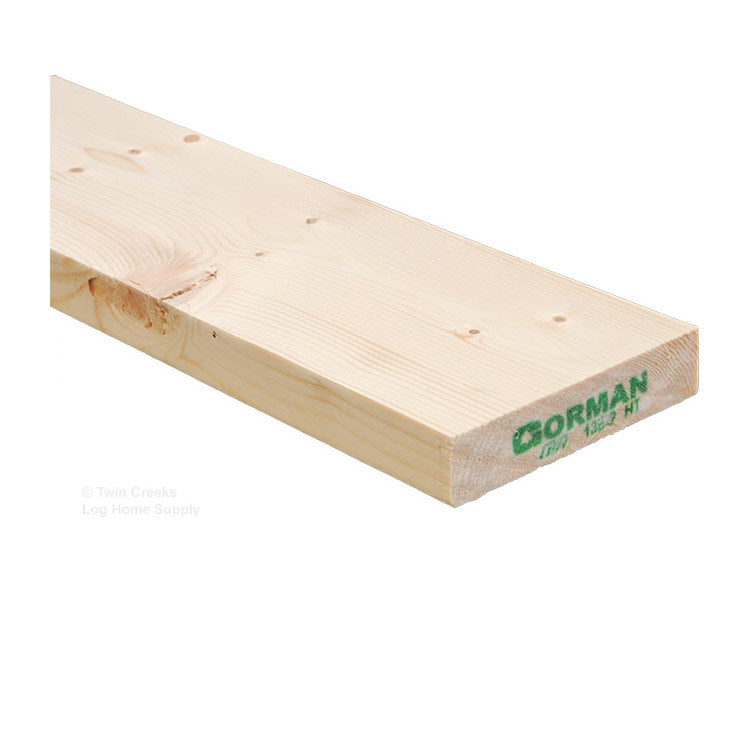 Gorman Spruce S4S Trim Boards | Twin Creeks – Twin Creeks Log Home Supply