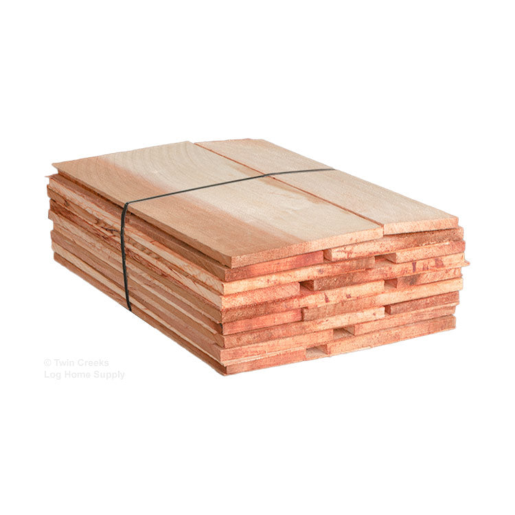24" Western Red Cedar Tapersawn Shakes - Premium Grade