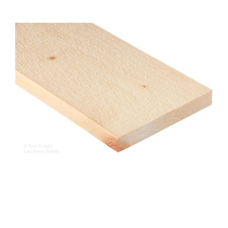 Trim Boards: Smooth and Rough Faced Boards – Twin Creeks Log Home Supply