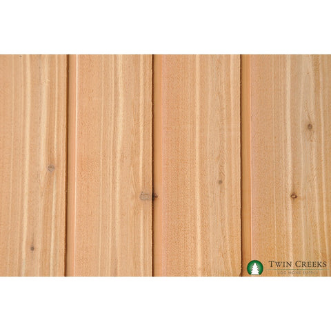 1x10 Western Red Cedar Channel Rustic Siding – Twin Creeks Log Home Supply