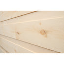 1x12 White Pine Chink Log Siding - Rough Texture Face – Twin Creeks Log ...