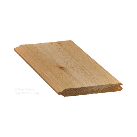 1x6 Western Red Cedar Tongue and Groove Boards – Twin Creeks Log Home ...