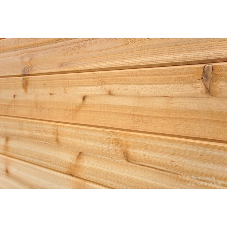 1x6 Western Red Cedar Tongue and Groove Boards – Twin Creeks Log Home ...