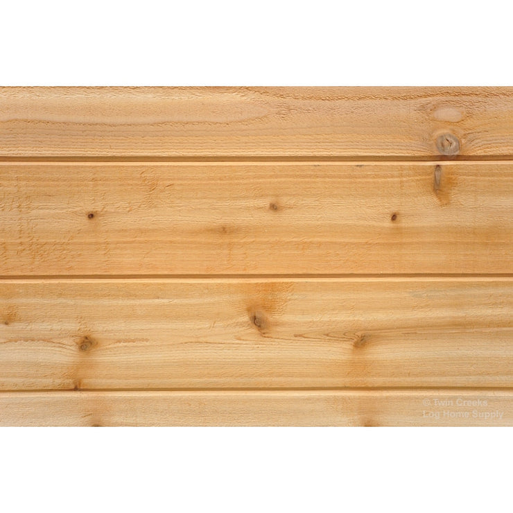 1x6 Western Red Cedar Tongue and Groove Boards – Twin Creeks Log Home ...
