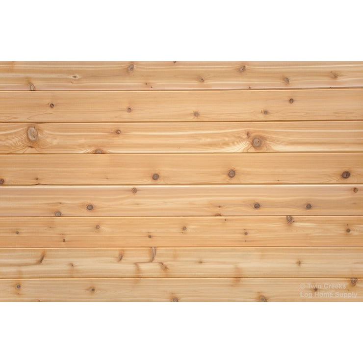 1x6 Western Red Cedar Tongue and Groove Boards – Twin Creeks Log Home ...