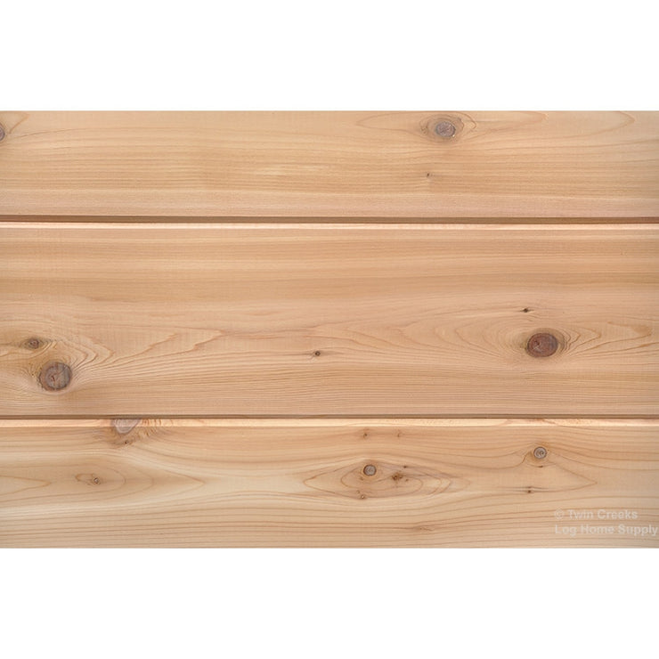 1x8 Western Red Cedar T&G Paneling | Twin Creeks – Twin Creeks Log Home ...