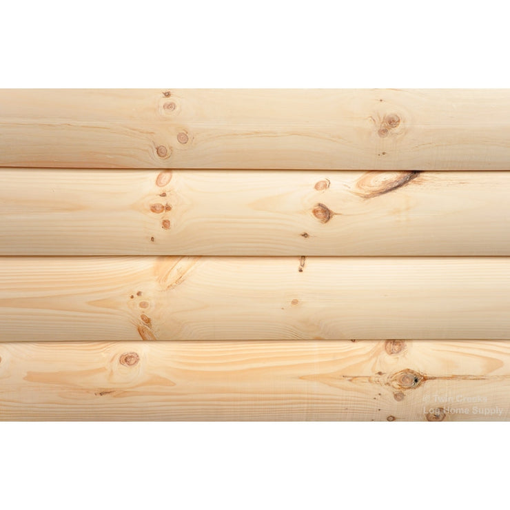 2x12 White Pine D Log Siding | Twin Creeks Log Homes – Twin Creeks Log ...