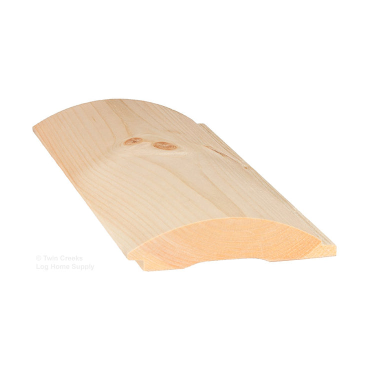 2x6 White Pine D Log Siding | Twin Creeks Log Homes – Twin Creeks Log ...