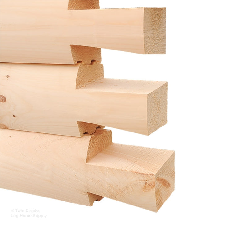Milled Logs – Twin Creeks Log Home Supply