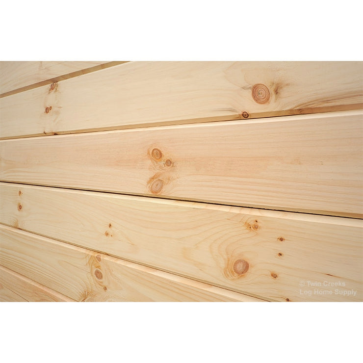 6x8 White Pine Kiln-Dried "D" Logs | Twin Creeks – Twin Creeks Log Home ...
