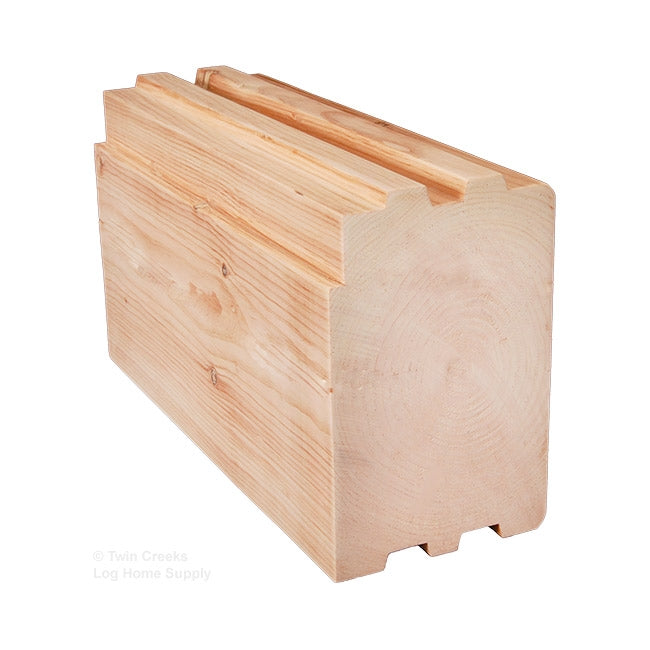 8x12 White Pine Air Dried Chink Logs – Twin Creeks Log Home Supply