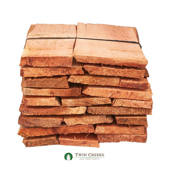 Bundle #1 Grade 24" Western Red Cedar Shakes - Heavy – Twin Creeks Log ...