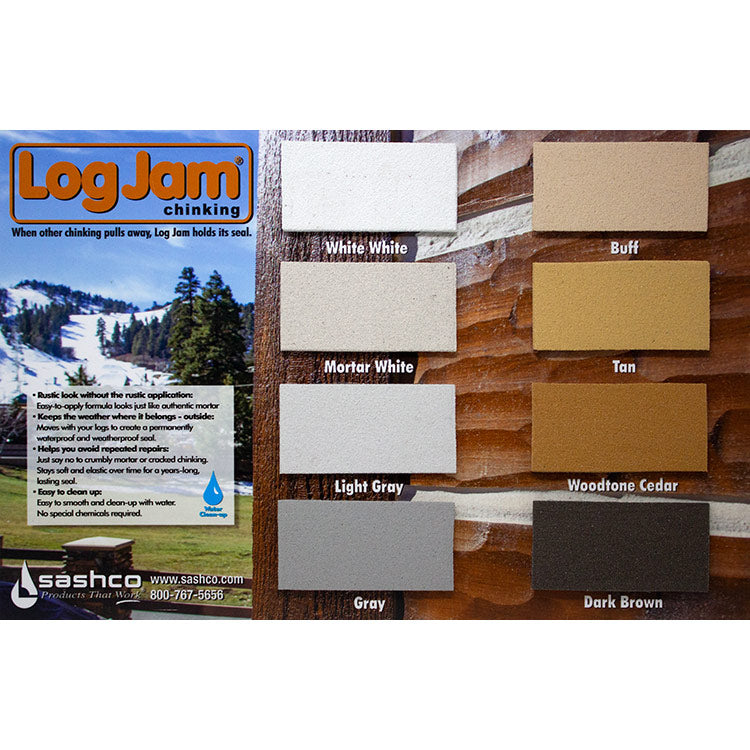 Sashco Log Jam Chinking | Twin Creeks Log Homes