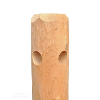 Northern White Cedar Log Railing | Twin Creeks – Twin Creeks Log Home ...