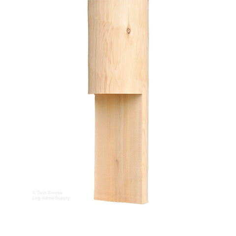 Northern White Cedar Hand Peeled Rail Posts – Twin Creeks Log Home Supply