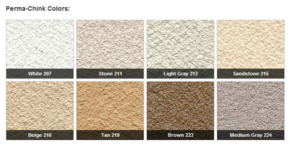 Log Home Chinking – Twin Creeks Log Home Supply