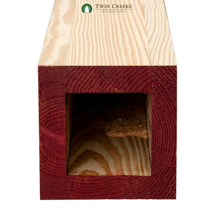 Kiln-Dried After Treatment Timber Columns – Twin Creeks Log Home Supply
