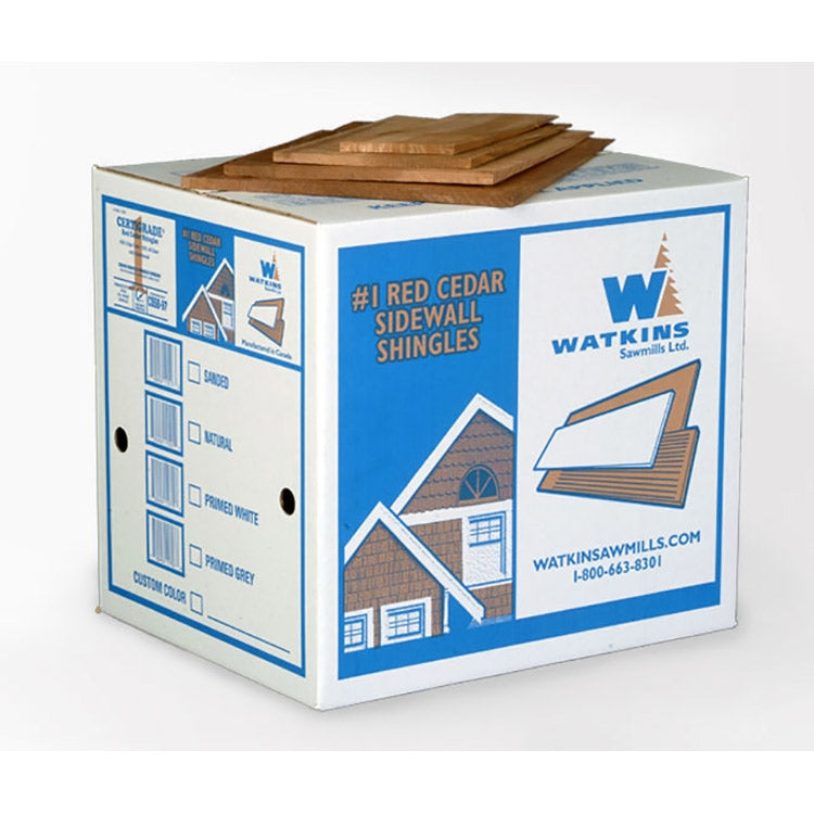Box #1 Grade 18" R&R Western Red Cedar Shingles – Twin Creeks Log Home ...