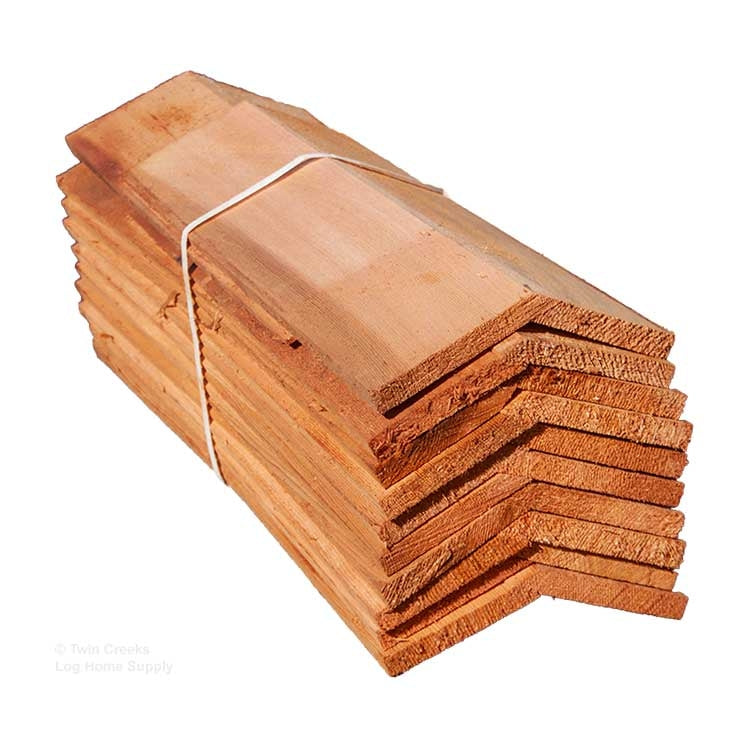 Bundle #1 Grade Western Red Cedar Hip & Ridge Joints – Twin Creeks Log ...