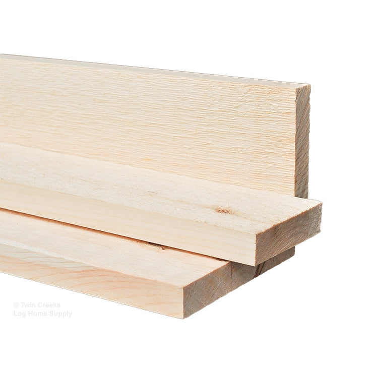 Trim Boards: Smooth and Rough Faced Boards – Twin Creeks Log Home Supply