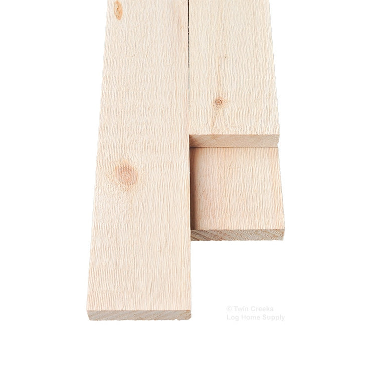 Trim Boards: Smooth and Rough Faced Boards – Twin Creeks Log Home Supply