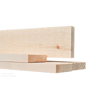 Trim Boards: Smooth and Rough Faced Boards – Twin Creeks Log Home Supply