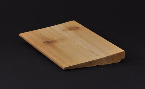 1x8 Western Red Cedar Rabbetted Bevel Log Siding 5/4"